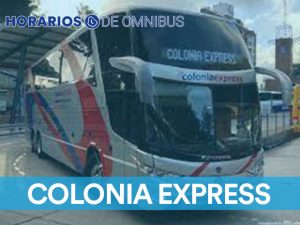 Colonia Express 【2024】Horarios, pasajes y tarifas, servicios, agencias ...